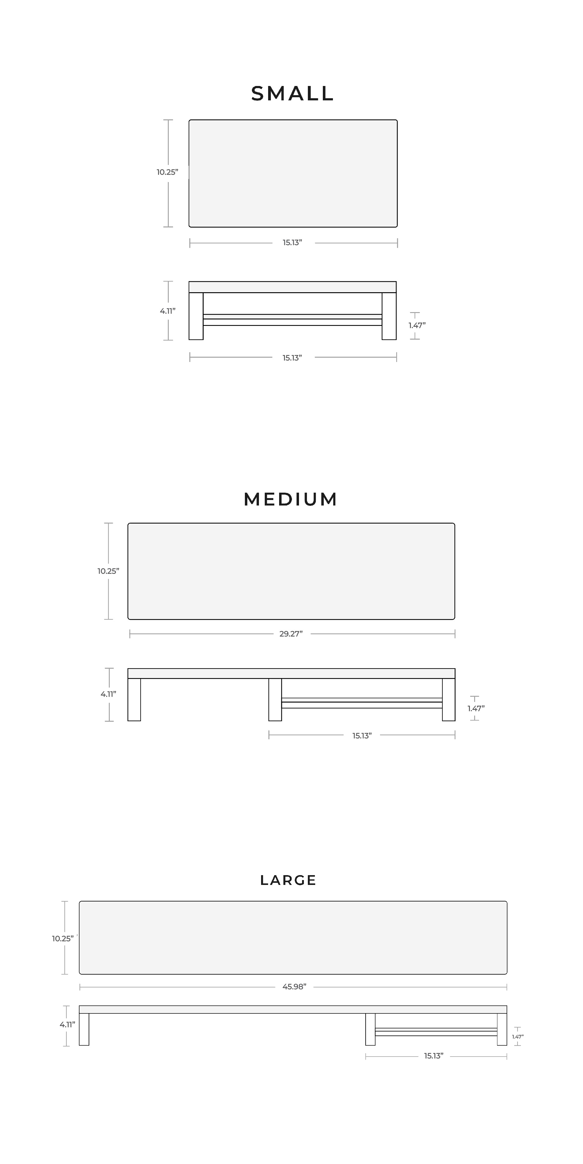 Desk Shelf / Monitor Stand | HumanCentric