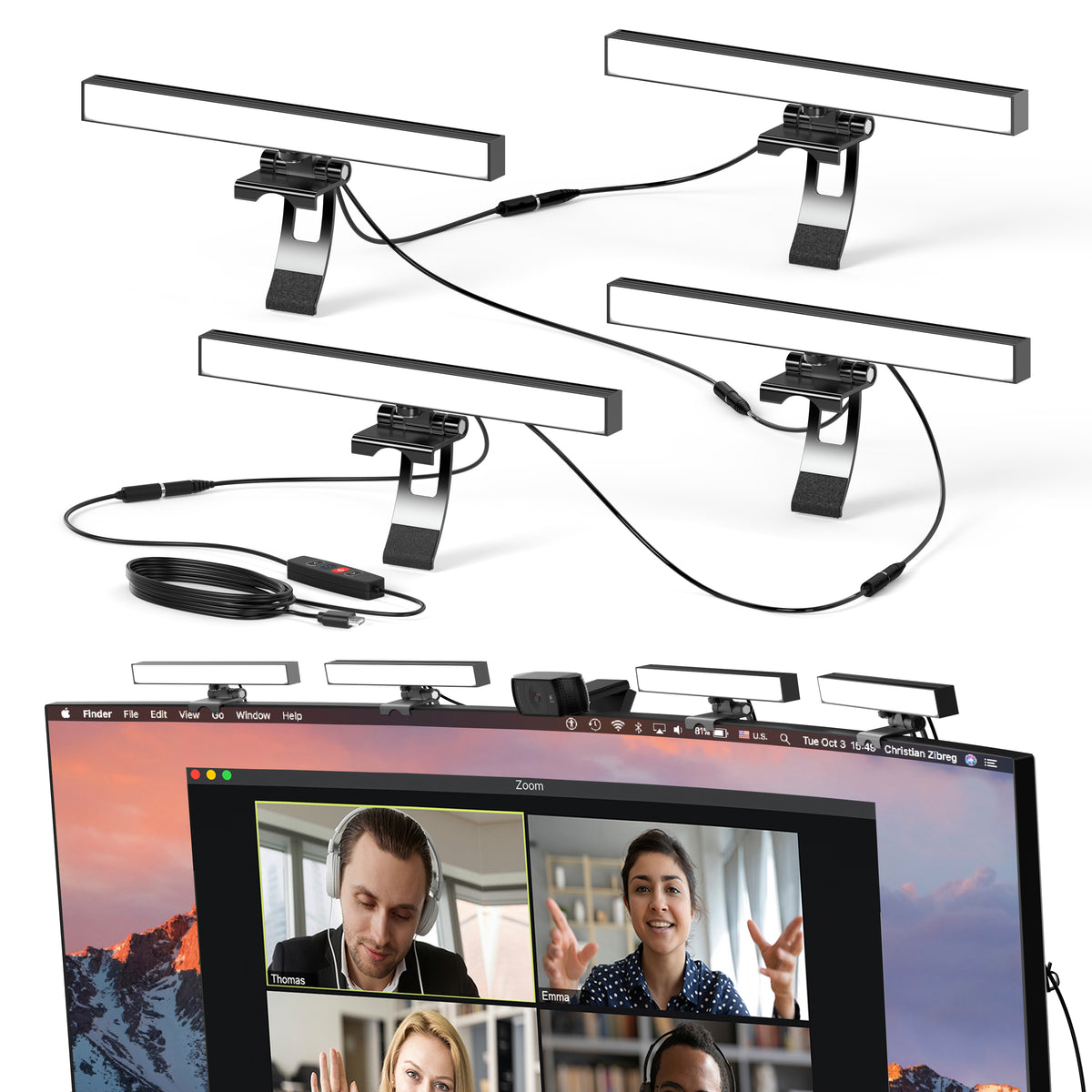 Light Bars for Zoom / Video Conference | HumanCentric