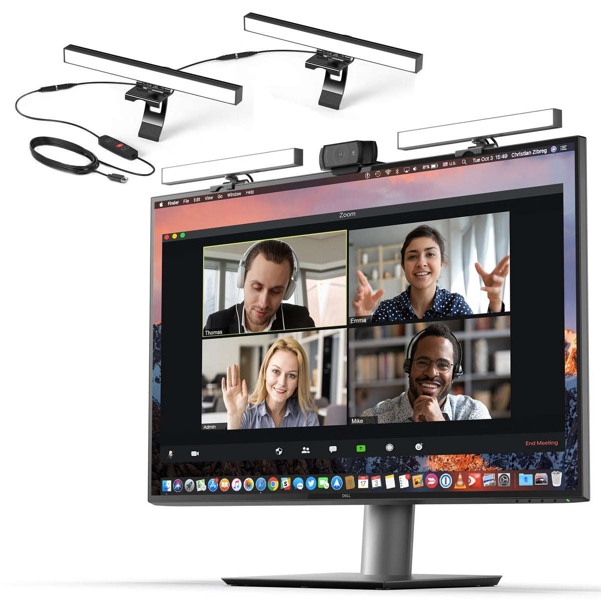 Light Bars for Zoom / Video Conference | Work From Home | HumanCentric